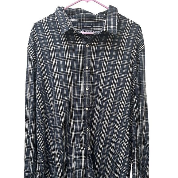 American Rag | Shirts | Americanrag Plaid Button Down Shirt Shades Of ...